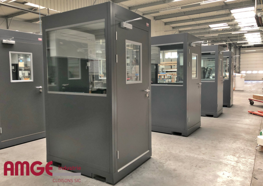 Des cabines d'atelier préfabriquées, modulaires et sur-mesure - AMGE Industrie